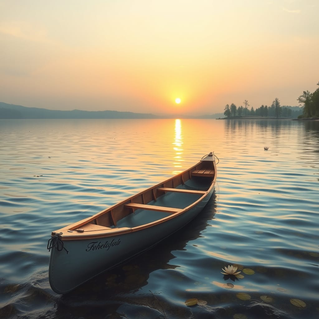 Floating Canoe – My Lovely Lens