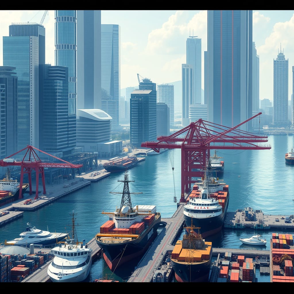 Modern Seaport – My Lovely Lens