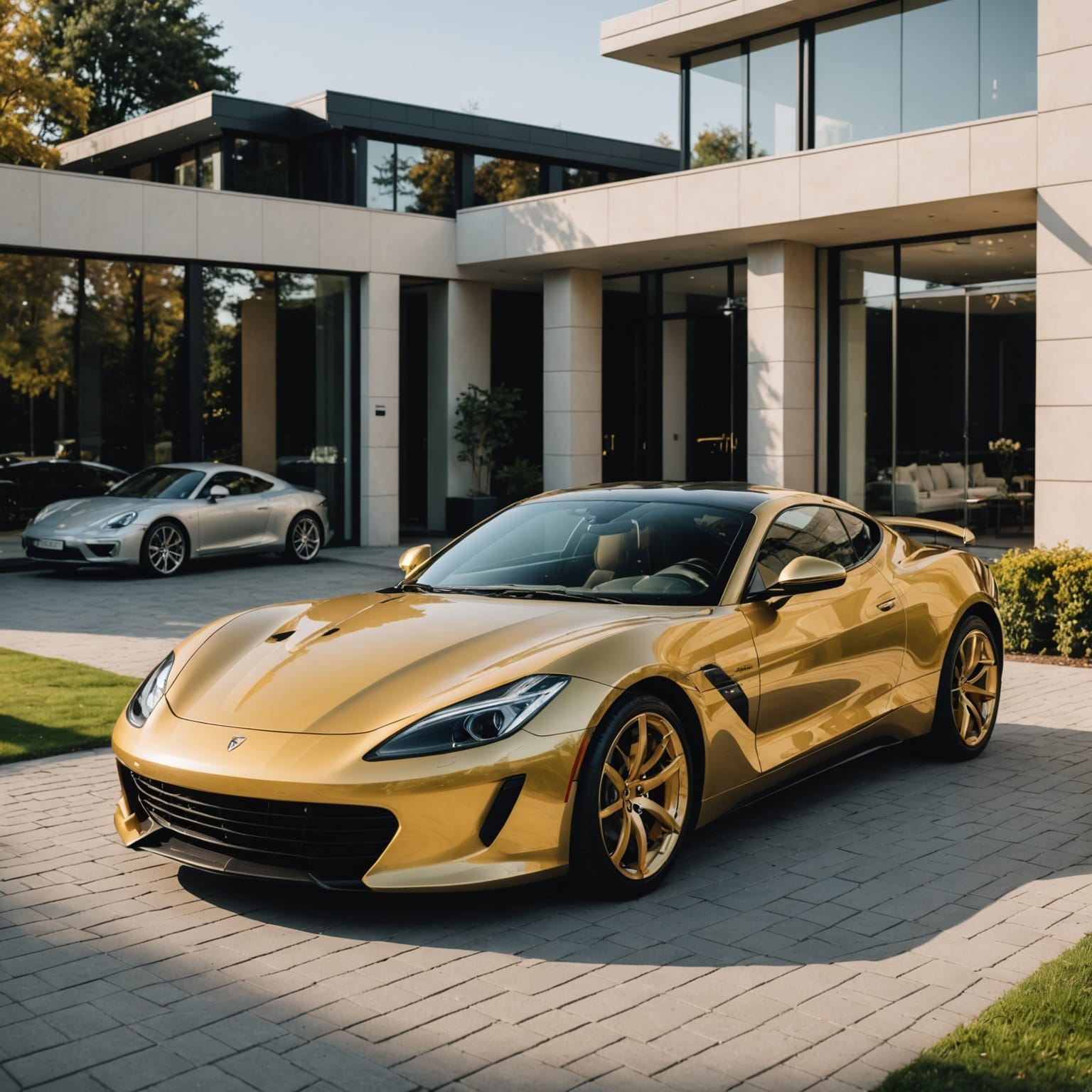 Golden Sports Car – My Lovely Lens